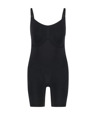 Hunkemöller Hunkemöller Nahtlos betonender Bodysuit mit hohem Beinausschnitt - caviar - XL