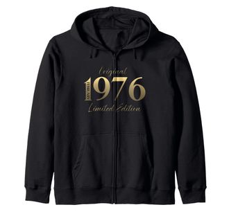 Generic 50. Geburtstag Februar 1976 Vintage Jahrgang Kapuzenjacke