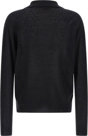 Tom Ford Cashmere and Silk Blend Polo Shirt - Black