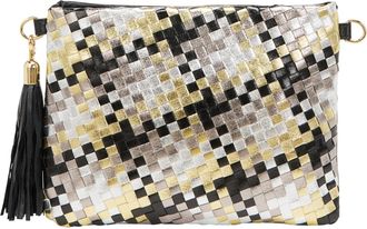 Faina Umh&auml;ngetasche Umh&auml;ngetasche Frauen Wei&szlig; Schwarz Gelb