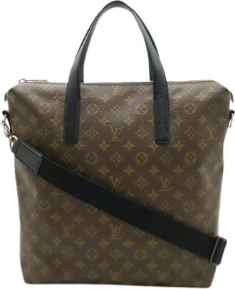 Louis Vuitton Pre-owned Monogram Macassar Kitan Sac cabas 2-en-1 - Homme - Pre-owned - Brun - Taille: ONE Size