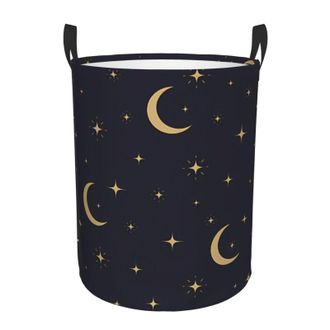 Generic Mond, Sterne, Nachthimmel W&auml;schekorb Rund Korb W&auml;sche Wasserdichter W&auml;schebeh&auml;lter F&uuml;r Decken Lagerung Spielzeug