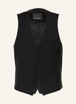 Roy Robson Roy Robson Anzugweste Regular Fit schwarz