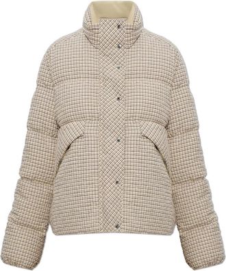 Moncler Femme, Vestes, Beige, Taille: 38 FR Doudoune Courte Cloante