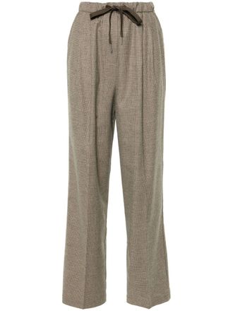 Pinko pantalon &agrave; carreaux - Tons neutres