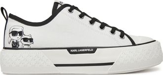 Karl Lagerfeld Sneakers aus Stoff KARL LAGERFELD KL60614T Weiß
