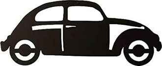 Homemania Wanddekoration 50 x 0.15 x 20 cm Schwarz