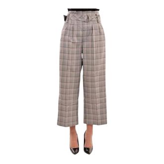 Guess Femme, Pantalons, Beige, Taille: 38 FR Wide Pantalons