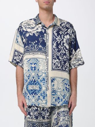 Ih Nom Uh Nit Chemise Homme couleur Bleu
