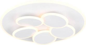 Trio Plafonnier, Mandala, Incl.1x40w Led/4500lm/3000 - 6500k, Hauteur: 7,5cm, Diam: 48cm, Trio