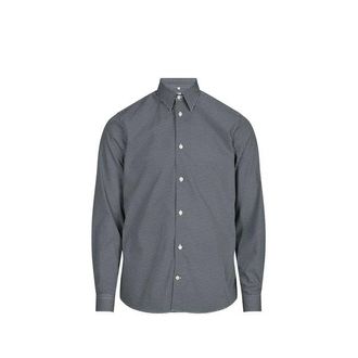 Au Printemps Paris Chemise slim-fit col classique en coton imprim&eacute;