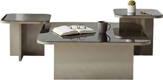 Dmora Couchtisch Nashira 80x80x40h cm Grau