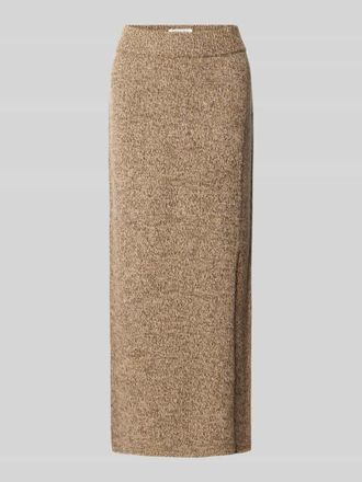 Christian Berg Strickrock aus Wolle in Two-Tone-Machart