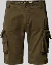 Alpha Industries Regular Fit Cargoshorts mit Label-Stitching Modell CREW SHORT