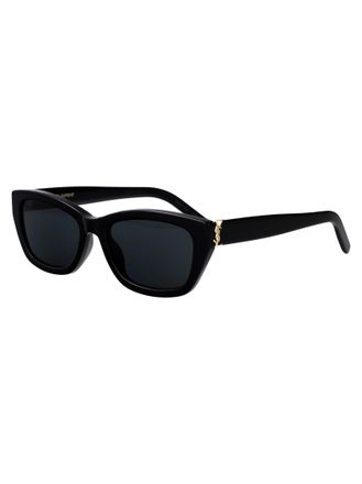 Saint Laurent Womens Sunglasses Black Acetate Black-Black-Black Black/black/black