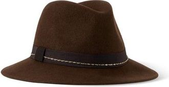 Au Printemps Paris Chapeau en fentre uni