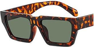 Generic Lunettes de soleil décoratives à la mode pour hommes et femmes à petite monture pour les vacances en plein air (couleur : E, taille : 1) 2026, C, Tail