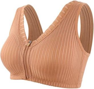Generic Soutien-gorge de sport confortable sans couture respirant sans armatures pour le yoga, le sommeil, lentra&icirc;nement, la course &agrave; pied, caf&eacute;, 68