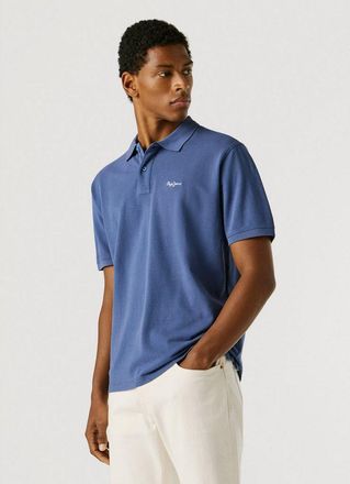 Pepe Jeans London Poloshirt OSCAR aus Baumwoll-Piqu&eacute;, mit Logostickerei