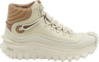 Moncler Homme, Chaussures, Beige, Taille: 44 EU Bottes &agrave; lacets