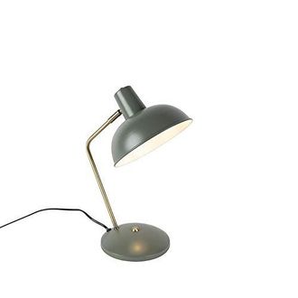QAZQA milou - Lampe de bureau - 1 lumi&egrave;re - L 260 mm - Vert - Moderne - &eacute;clairage int&eacute;rieur - Salon I Chambre I Cuisine I Salle &agrave; manger