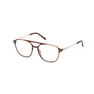 Tom Ford unisex, Accessoires, Brun, Taille: 54 MM Aviator Optical Frame