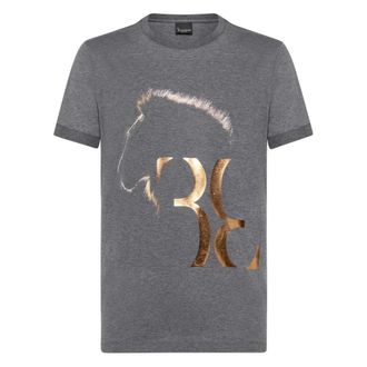 Billionaire Boys Club Homme, Tops, Gris, Taille: XS T-shirt Round Neck SS Lion