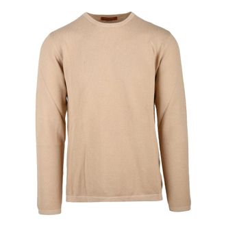 Daniele Fiesoli Homme, Pulls, Beige, Taille: L Pullover Girocollo