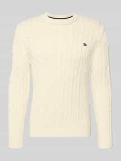 Superdry Slim Fit Pullover in Strick-Optik