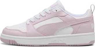 Puma Rebound V6 Low, Basket Unisexe, PUMA White-Rose Mauve