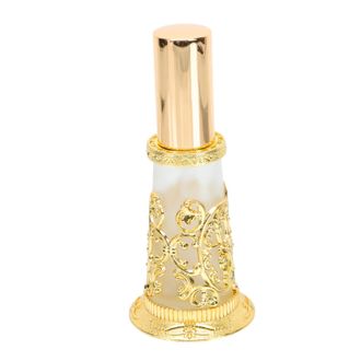 Cabilock Nachfüllbare Parfüm Abfüllflasche mit Lotus Design Perfume Sub Bottle für Reisen und Alltag Dekorative Duftzerstäuberflasche aus Robustem Material Vie