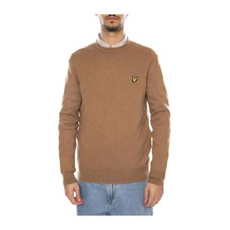 Lyle & Scott Herren, Strickwaren, Beige, MGr&ouml;&szlig;e