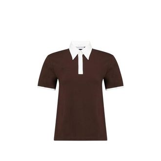 Rowen Rose Polo manches courtes en coton m&eacute;lang&eacute;