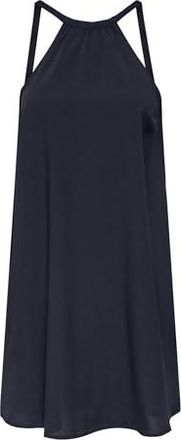 Only Dress Onlnova Life Elite Hn Lea Robe Solide, Bleu Nuit, XL Femmes