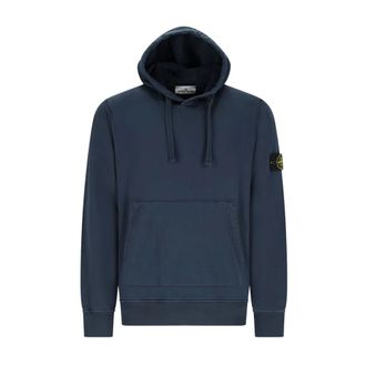 Stone Island Hoodie - - Sweatshirts & Hoodies - Herren - Blau - L
