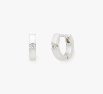 Kate Spade New York Kate Spade Fine Meant To Be Diamond Creolen, Klein