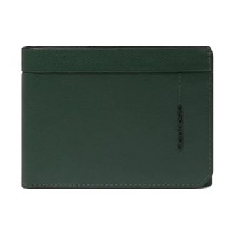 Piquadro Homme, Accessoires, Vert, Taille: ONE Size Portefeuille avec poche à monnaie