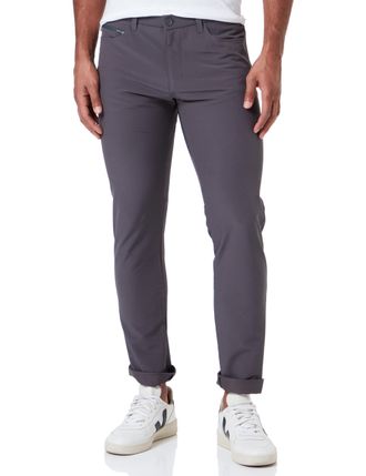 BOSS Mens T_ATG-Slim Trousers Flat Packed, Dark Grey27, 46