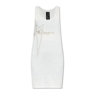 Rick Owens Mini &Auml;rmelloses Kleid - - Dresses - Damen - Beige - M