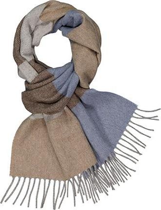 Dante Herren Schal blau Kaschmir