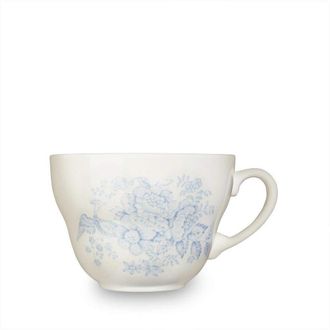 Burleigh Pottery Blue Asiatic Pheasants Breakfast Cup and Saucer 0.35 litre by Burleigh