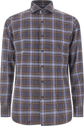 Xacus Bedrucktes Baumwollhemd - - Shirts - Herren - Mehrfarbig - 4XL