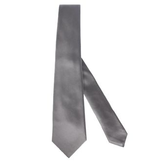 Kiton Handgefertigte Seidenkrawatte - Siebenfach gefaltet - - Accessories - Herren - Grau - ONE SIZE