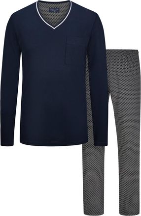 Novila Schlafanzug mit geometrischem Muster in