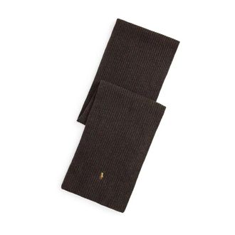 Polo Ralph Lauren &Eacute;charpe en laine - Homme - Accessoires - Brun - Taille: ONE Size
