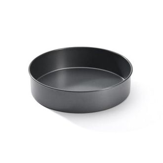 De Buyer De Buyer - Moule &agrave; manqu&eacute; rond et droit en acier antiadh&eacute;sif - Diam&egrave;tre 20 cm, hauteur 5 cm -, Noir