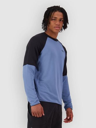 Mons Royale Quad Merino Hoodie polaire bleu