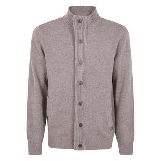 Barbour Essenzielle Patch Zip Strickware - - Knitwear - Herren - Braun - S