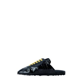 Marni Ledermules mit Schn&uuml;rung - - Shoes - Damen - Schwarzk - 36 EU