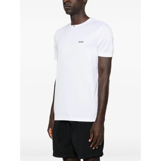 HUGO BOSS Cotton Crew Neck T-Shirt - White